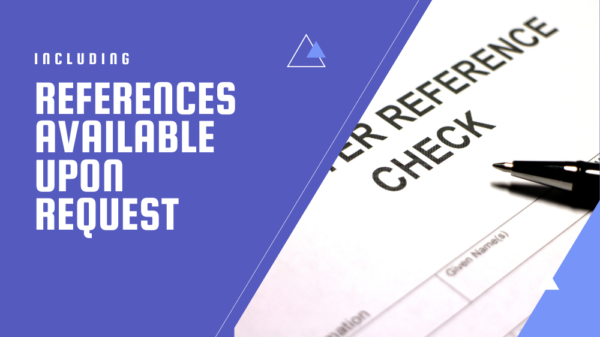 Including References Available Upon Request on a Resume - Resume ...