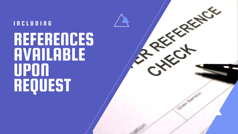 Including References Available Upon Request on a Resume - Resume ...